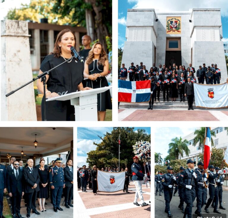 R.Dominicana-Alcaldía rinde honores a la bandera y conmemora ...